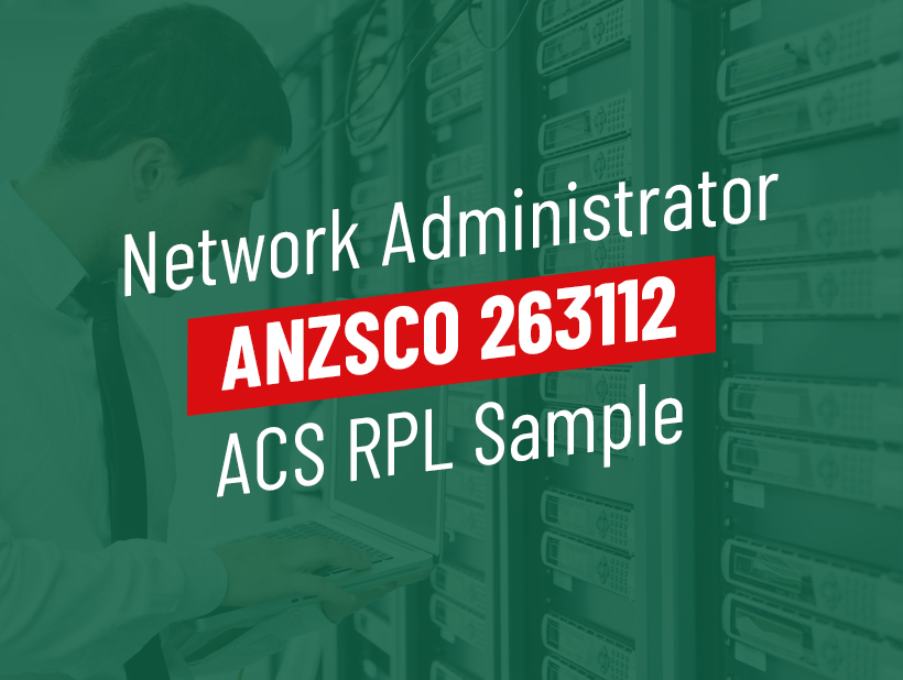 ACS RPL Sample for ICT Professionals | RPL assessment by ACS