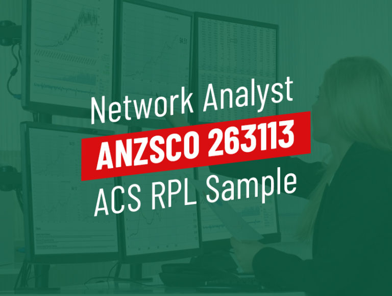 ACS RPL Sample for ICT Professionals | RPL assessment by ACS