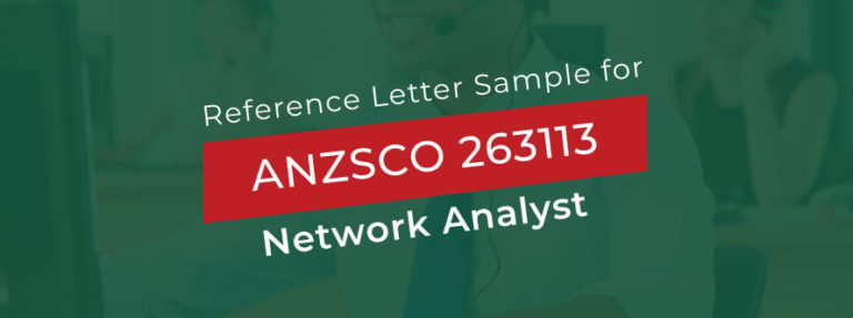 ACS Reference Letter Sample Network Analyst | ACSRPLReport.com